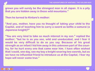 The Adventure Of Kintaro The Golden Boy - Japanese Fairy Tale - Mocomi.com
