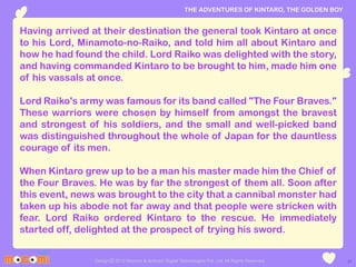 The Adventure Of Kintaro The Golden Boy - Japanese Fairy Tale - Mocomi.com