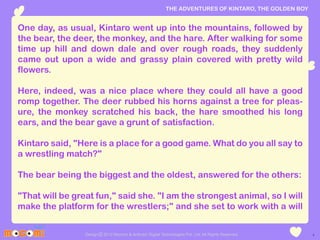 The Adventure Of Kintaro The Golden Boy - Japanese Fairy Tale - Mocomi.com