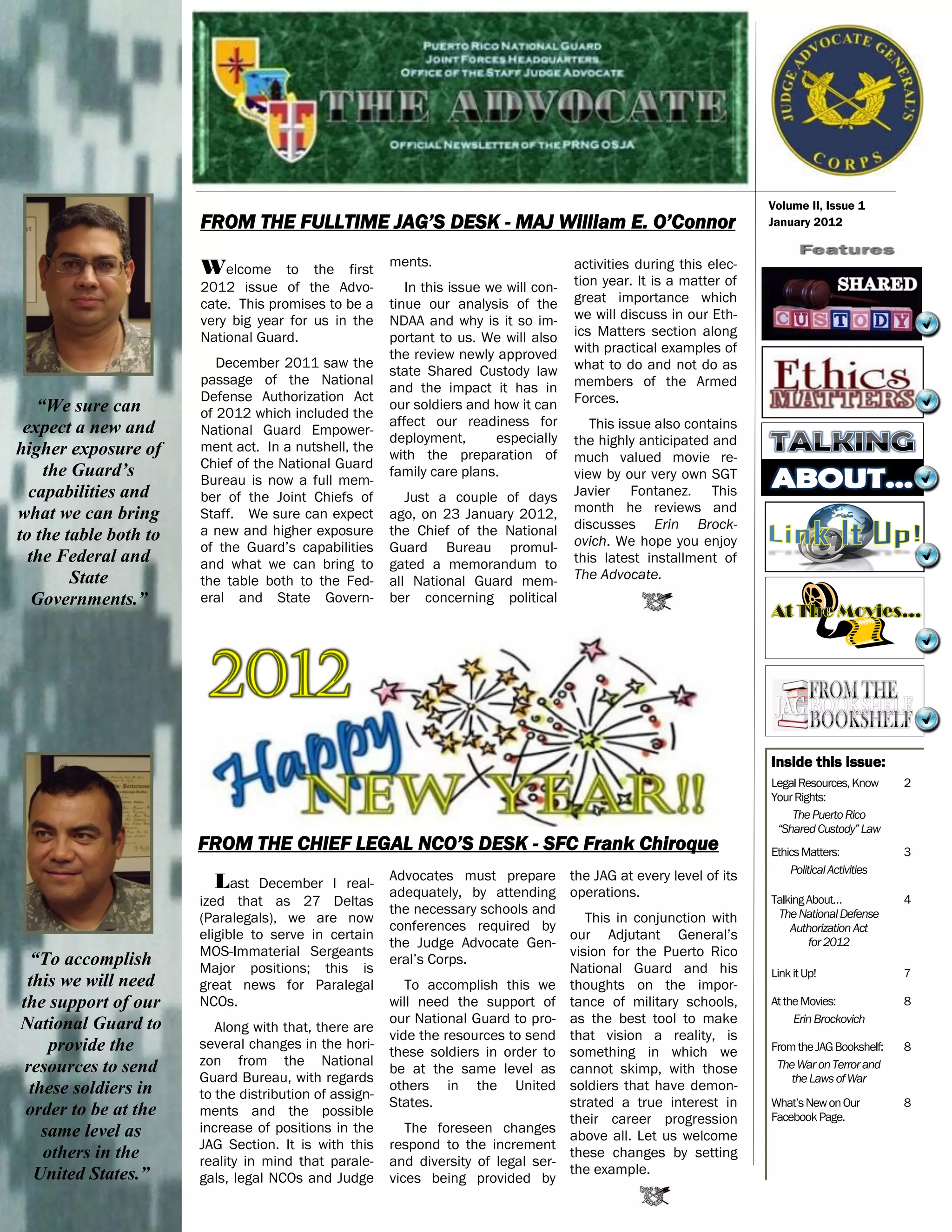 The Advocate, Issue 1 Vol 2 | PDF