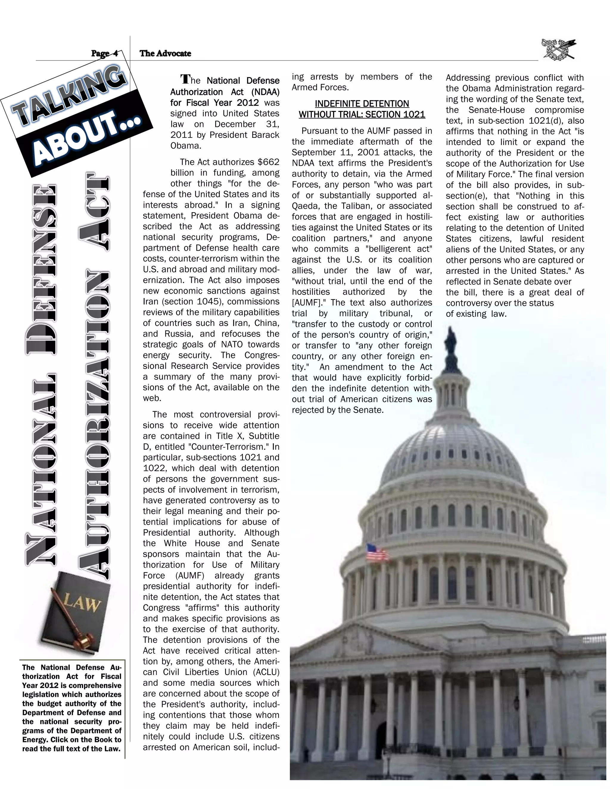 The Advocate, Issue 1 Vol 2 | PDF