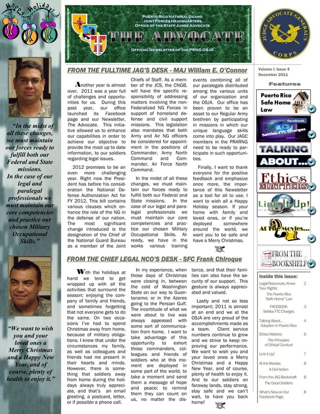 The Advocate Issue 4 Vol 1 | PDF