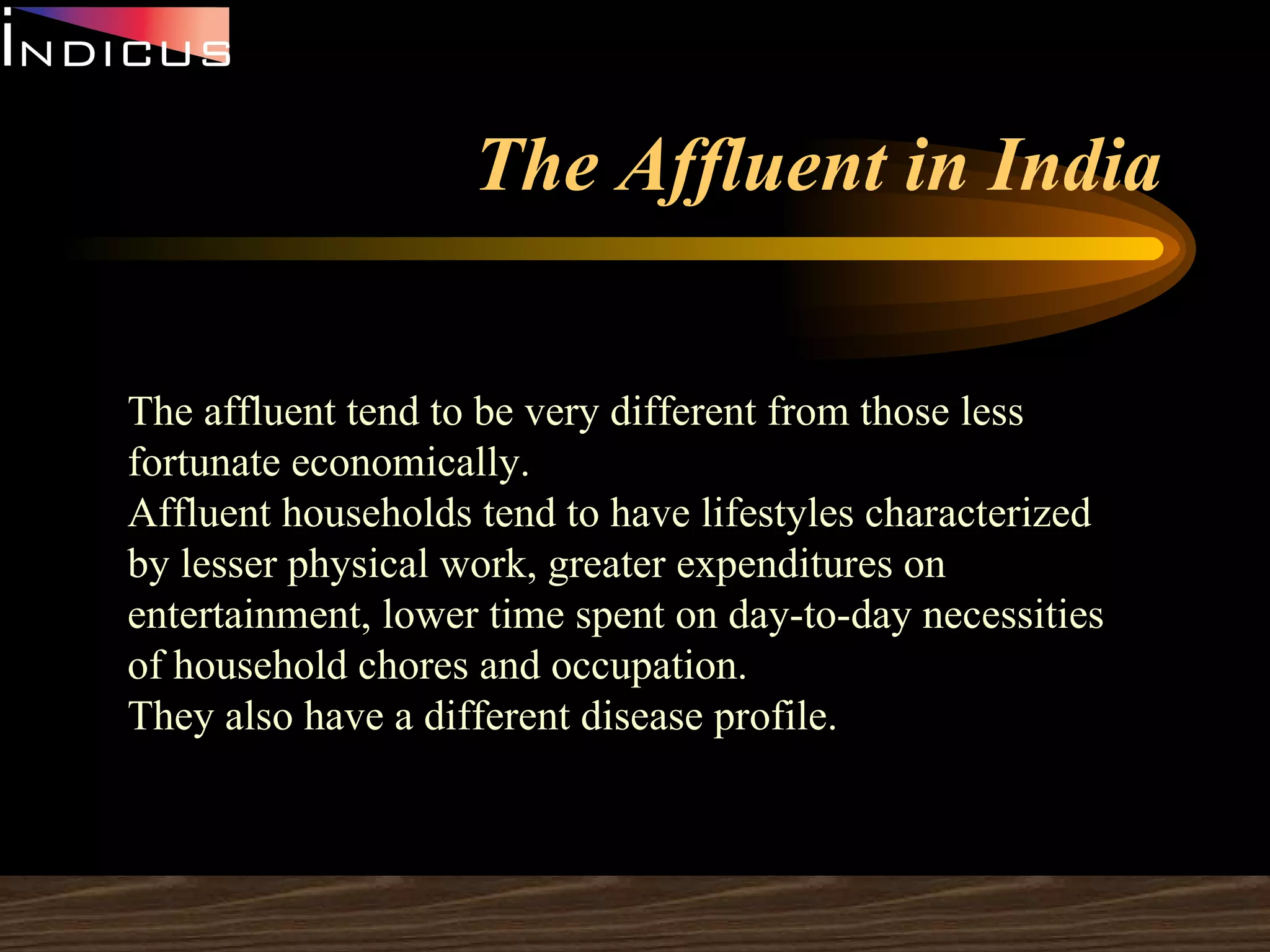 The Pockets of Affluence in India | PPT