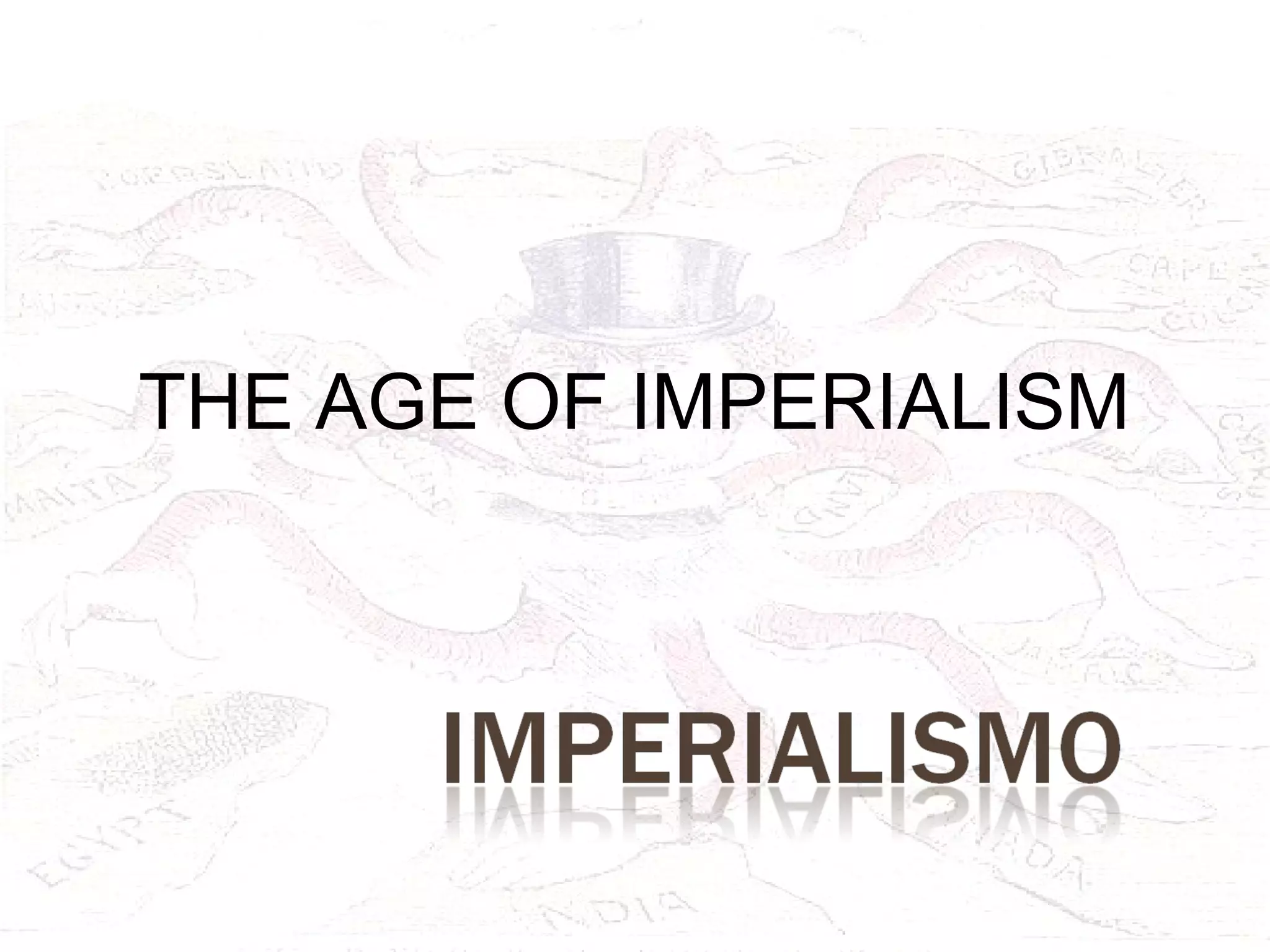 The age of Imperialism | PPT