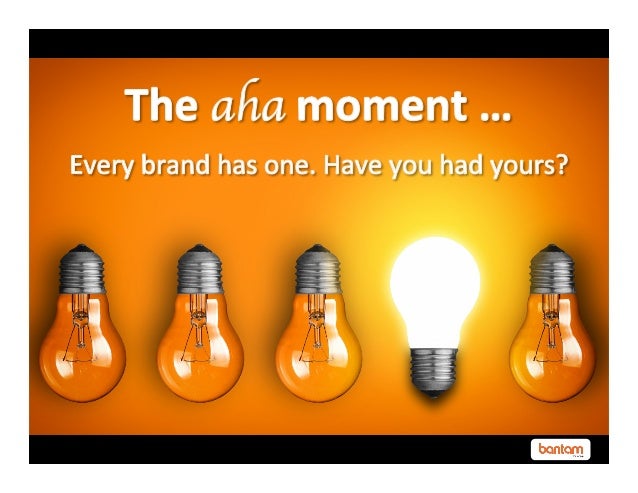 The aha moment