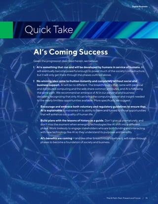 The AI Path: Past, Present & Future | PDF