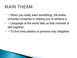 The alchemist-introduction | PPT