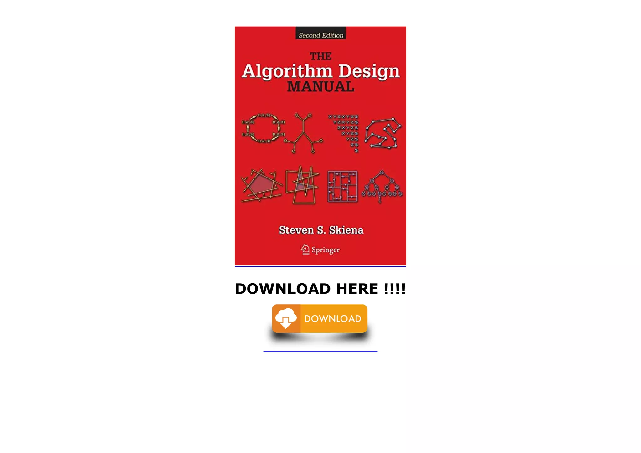 The Algorithm Design Manual | PDF | Technology & Computing