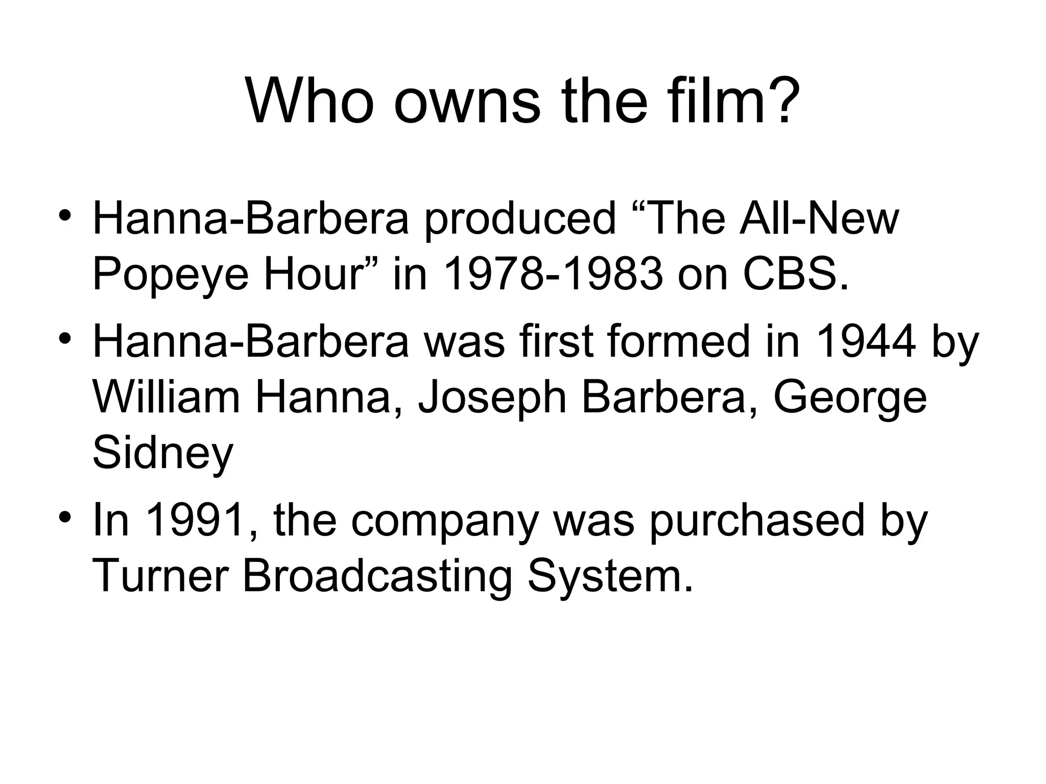 The All New Popeye Show! | PPT