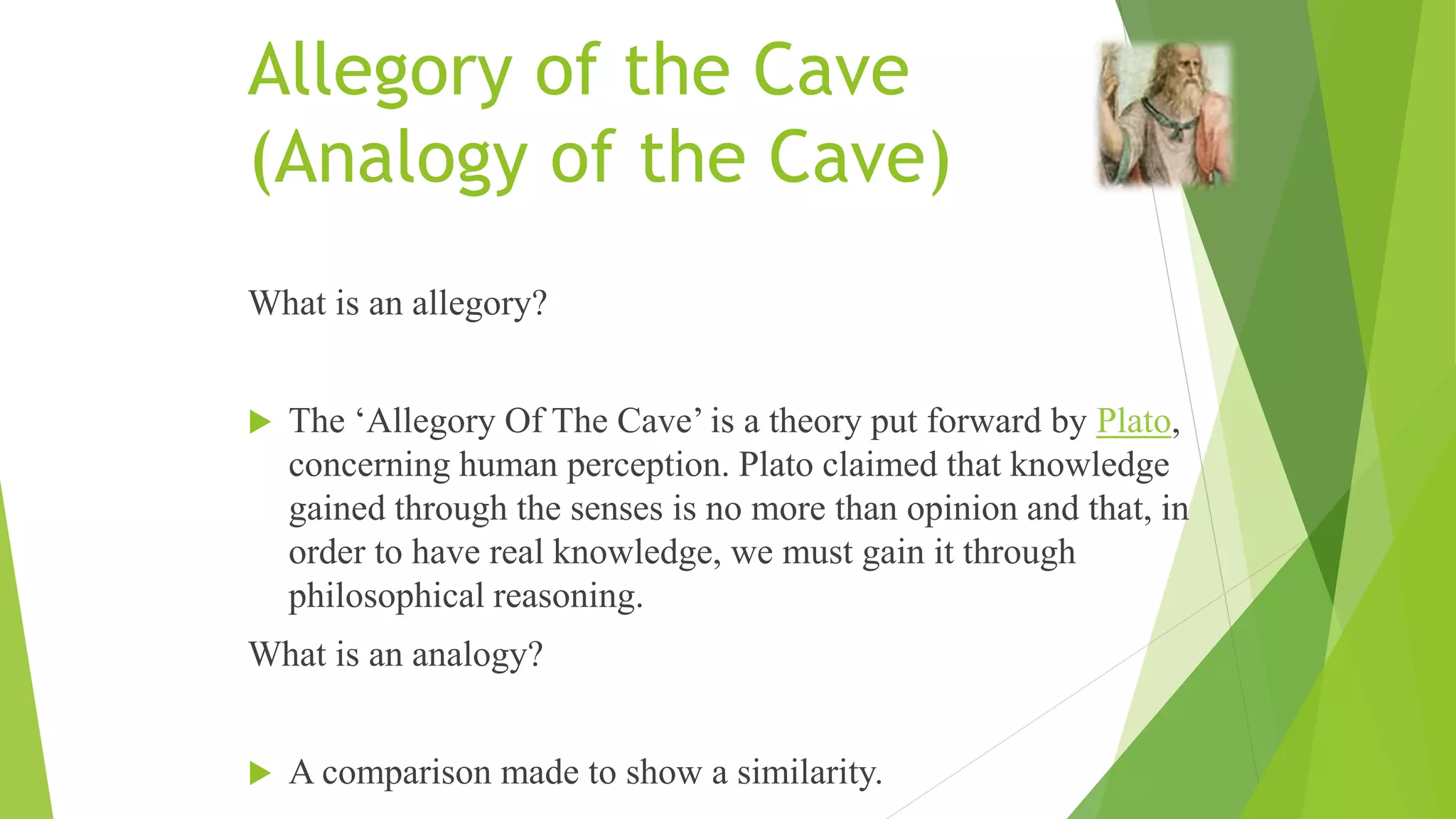 The Allegory of the Cave | PPTX
