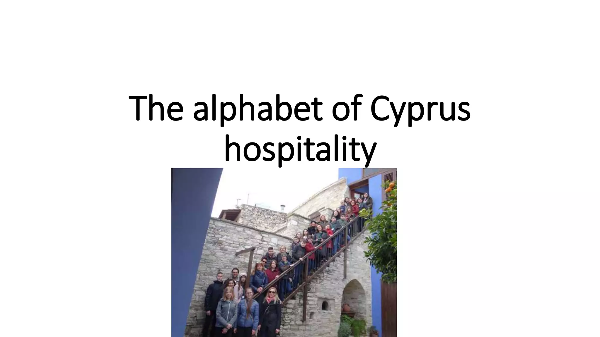 The alphabet-of-Cyprus-hospitality | PPT