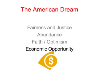 The American Dream | PPT