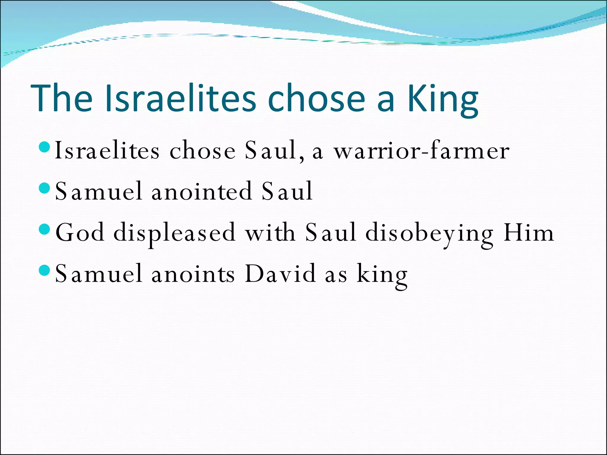 The Ancient Israelites 2008 | PPT