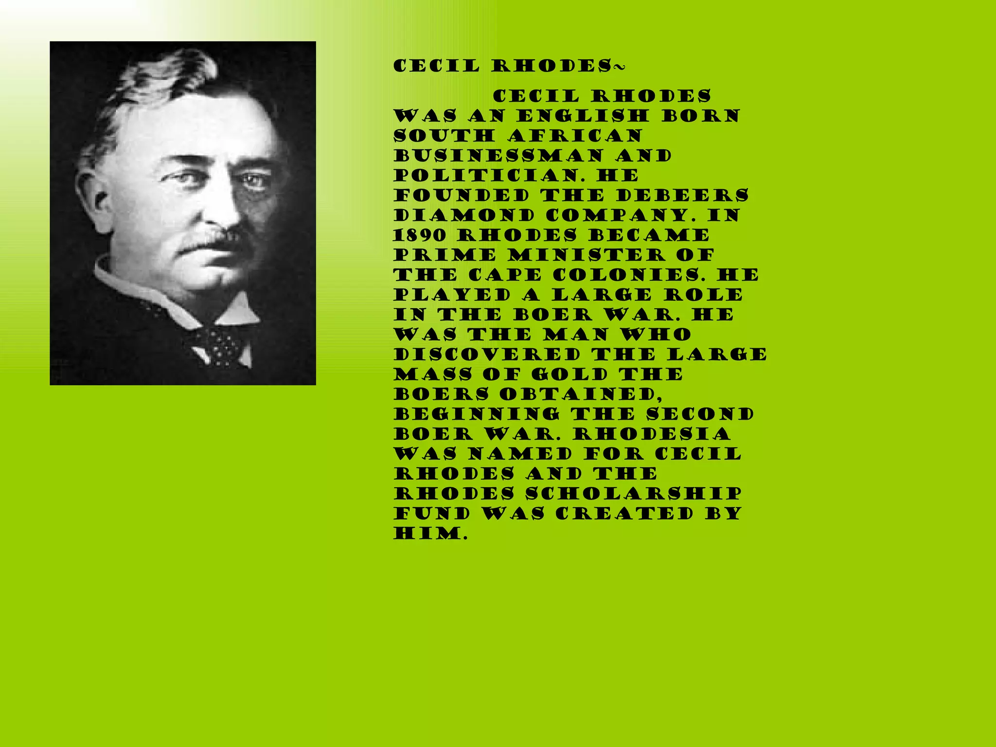 The Anglo Boer War | PPT