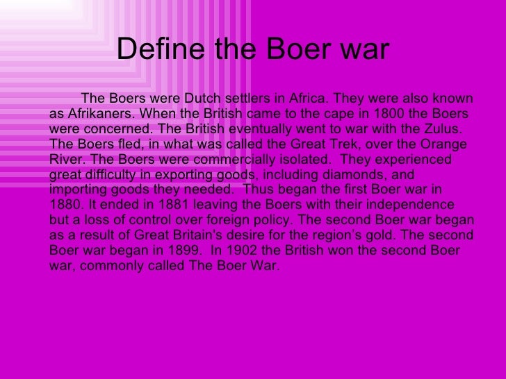 Famous Boer War Quotes