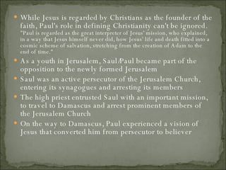 The Apostle Paul | PPT
