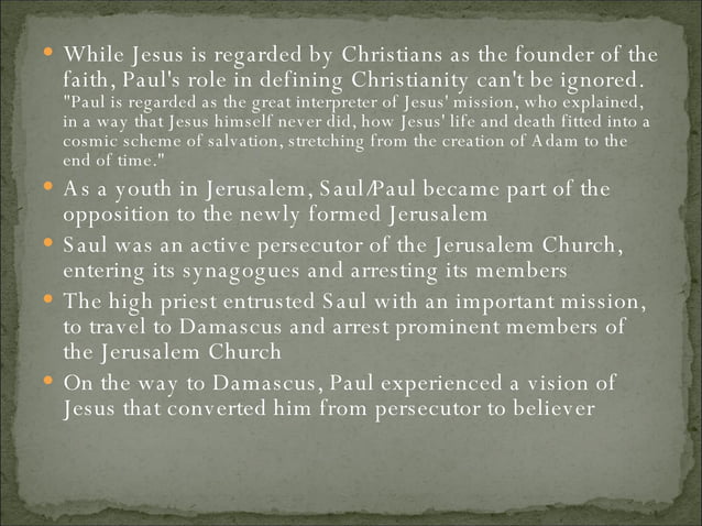 The Apostle Paul | PPT