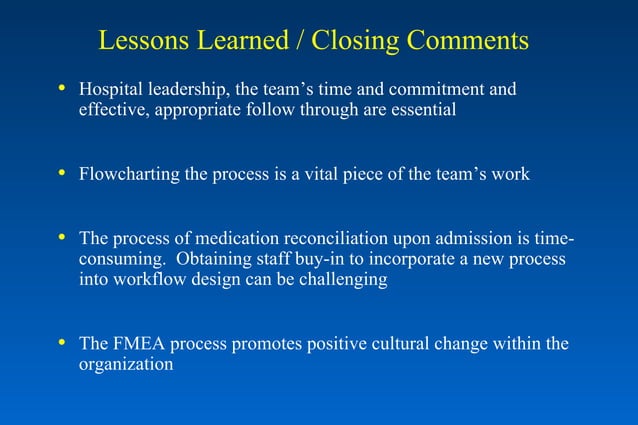 The application-of-fmea-to-a-medication-reconciliation-process ...