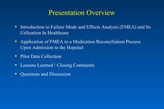 The application-of-fmea-to-a-medication-reconciliation-process ...