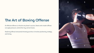 Leon Cooney Shares Insight of The Art of Boxing Offense | PDF
