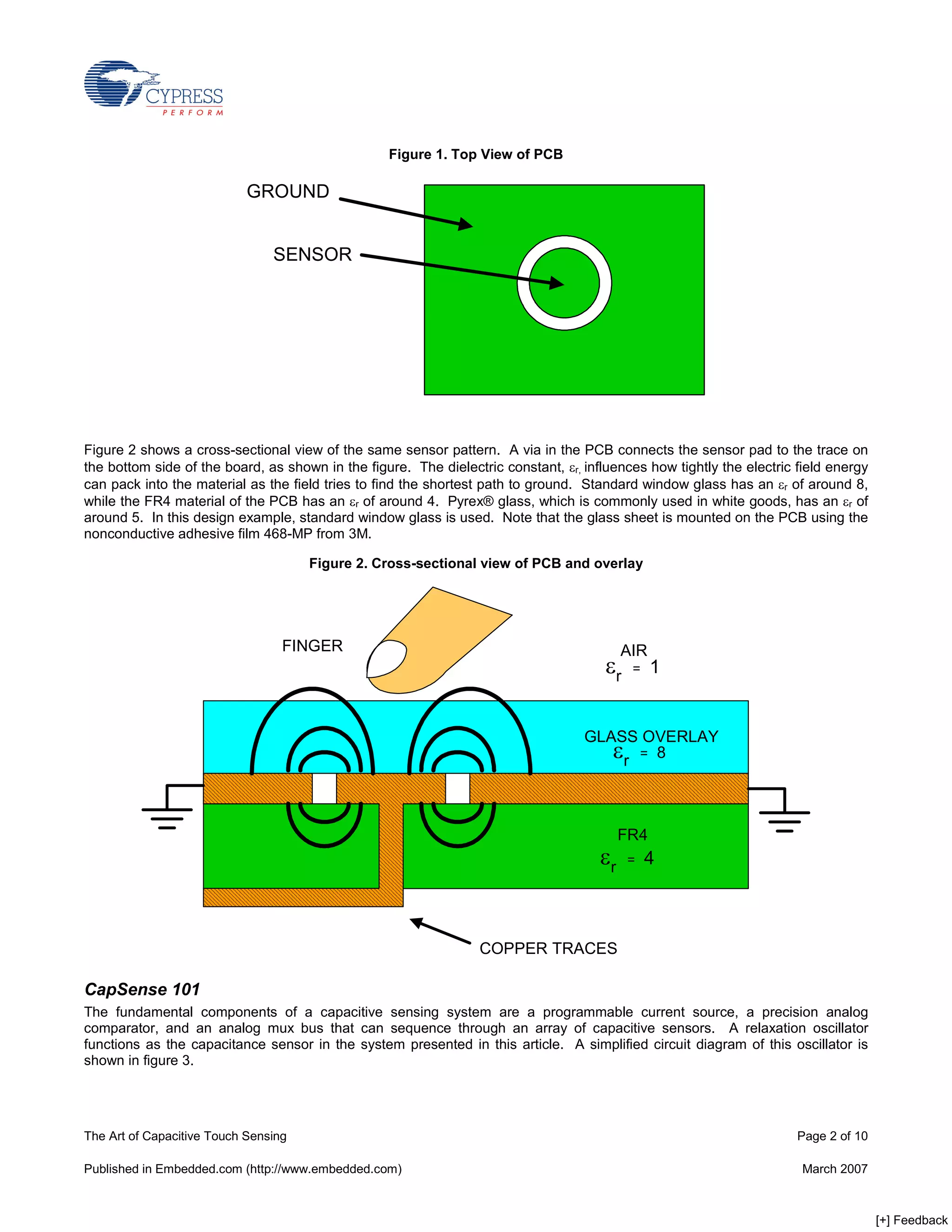 Capacitive Touch Sensing | PDF