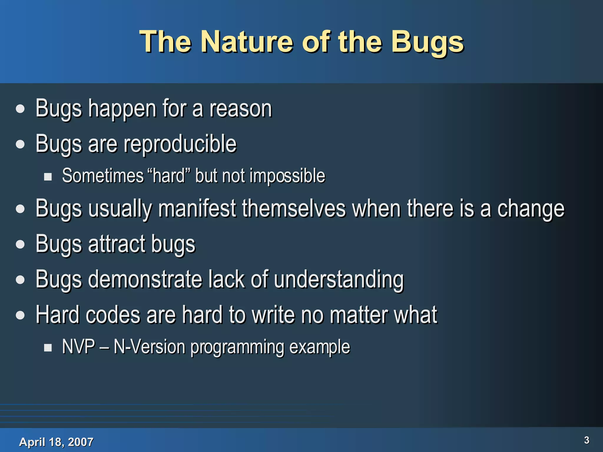 The Art Of Debugging | ODP