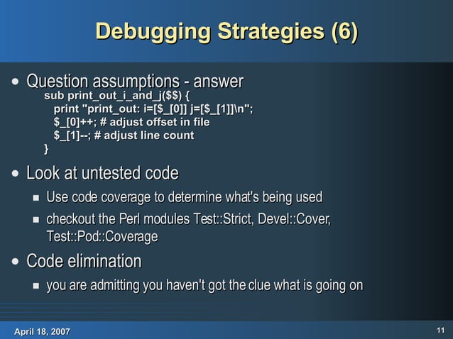 The Art Of Debugging | PPT