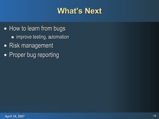 The Art Of Debugging | ODP
