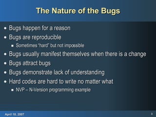 The Art Of Debugging | ODP