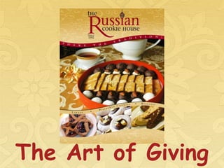 The Art Of Giving Slideshow | PPSX