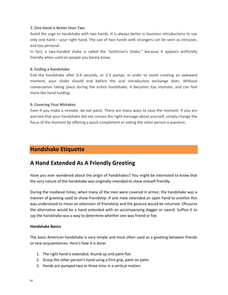 The art-of-handshake-and-eye-contact-in-business | PDF