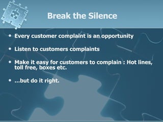 The Art Of Service Recovery | PPT
