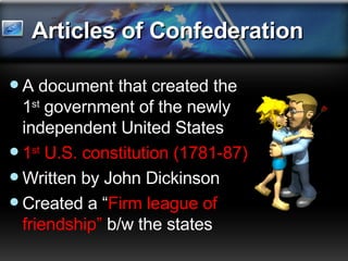 The Articles Of Confederation | PPT