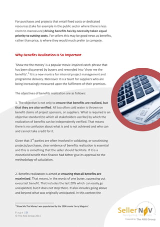 Benefits Realization | PDF