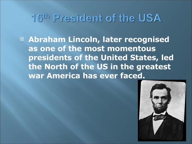 The Assassination Of Abraham Lincoln | PPT