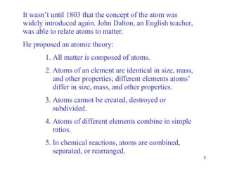 Chapter 4 - The Atom | PPT