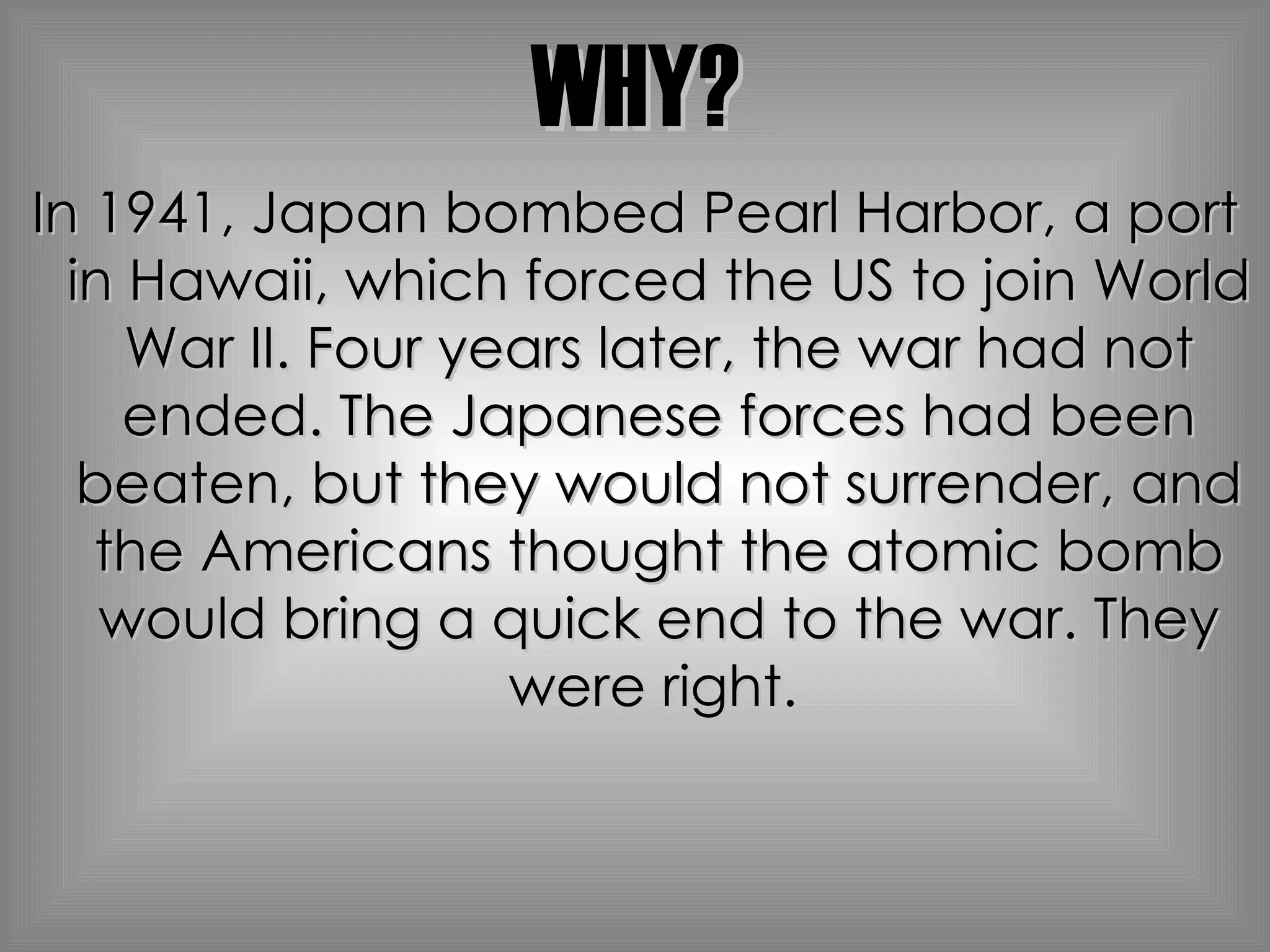 The Atomic Bombings Of Japan | PPT