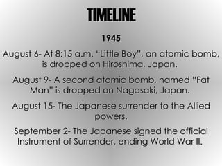 The Atomic Bombings Of Japan | PPT