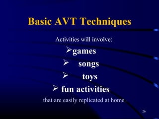 The auditory-verbal-therapy for CWHI | PPT