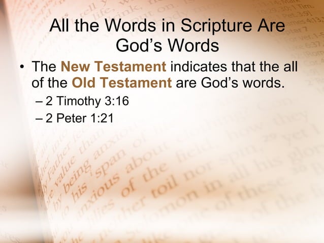 The Authority Of The Bible | PPT