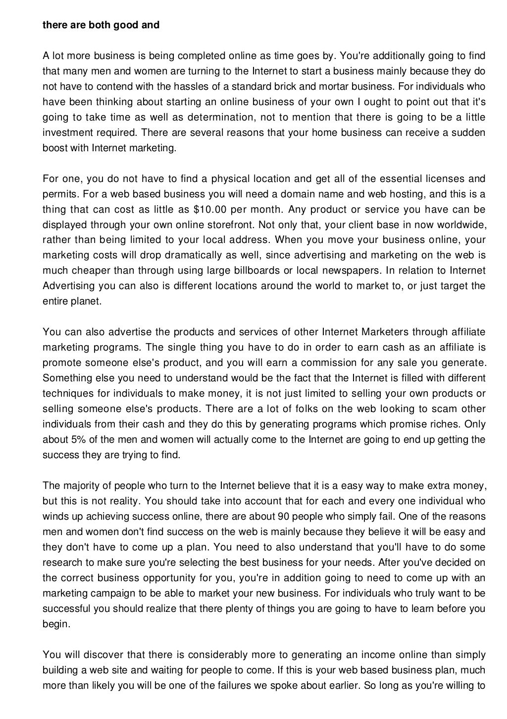 The Good And Bad Of A Home Based Business the-good-and-bad-of-a-home-based-business