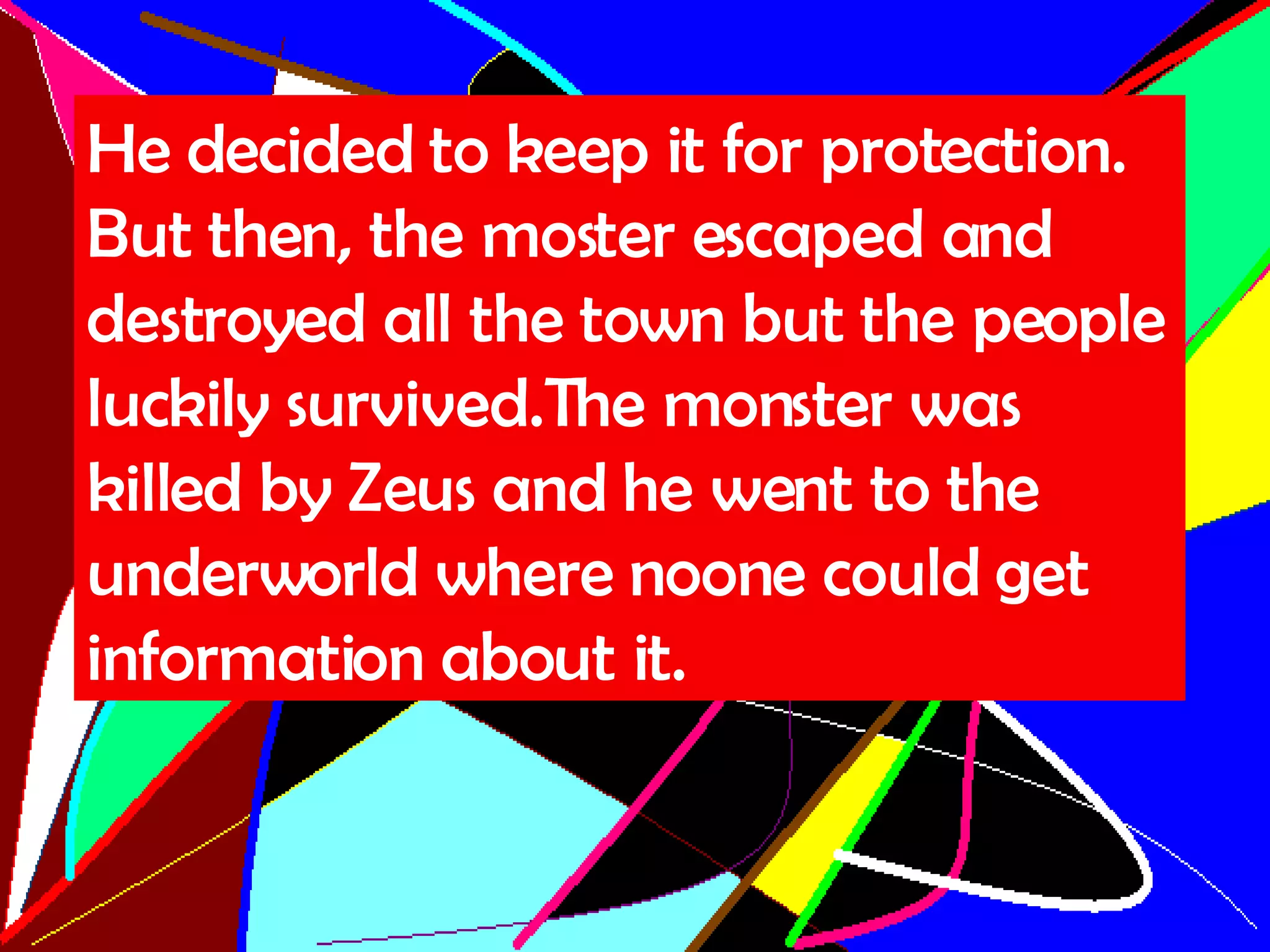 The Bad Monster Of Greece | PPS