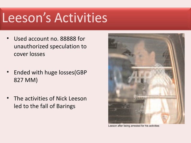 The Barings Bank Collapse | PPT