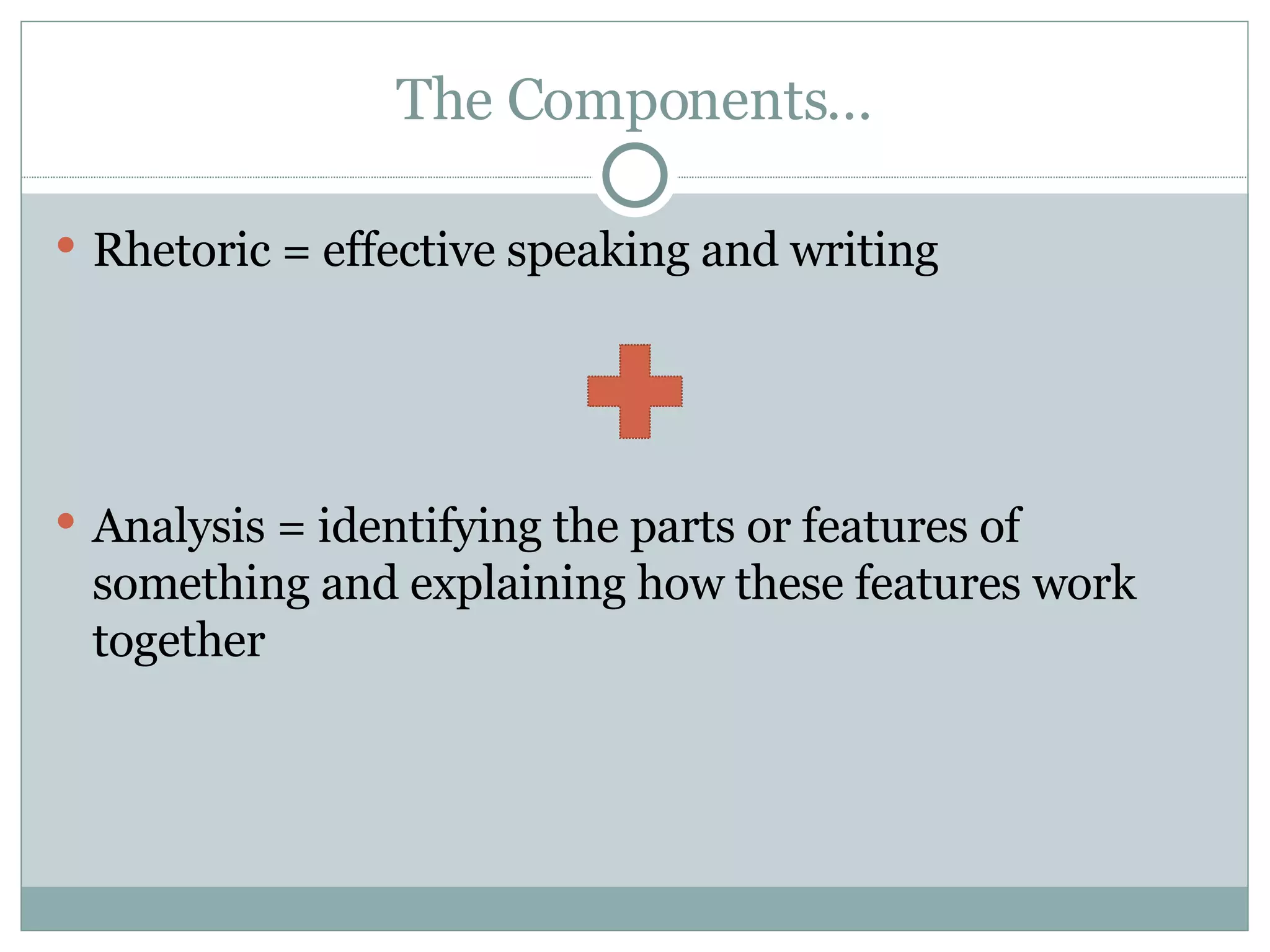 The Basics Of Rhetoric | PPT