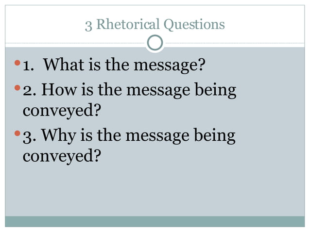 The Basics Of Rhetoric | PPT