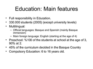 The Basque Education System | PPT