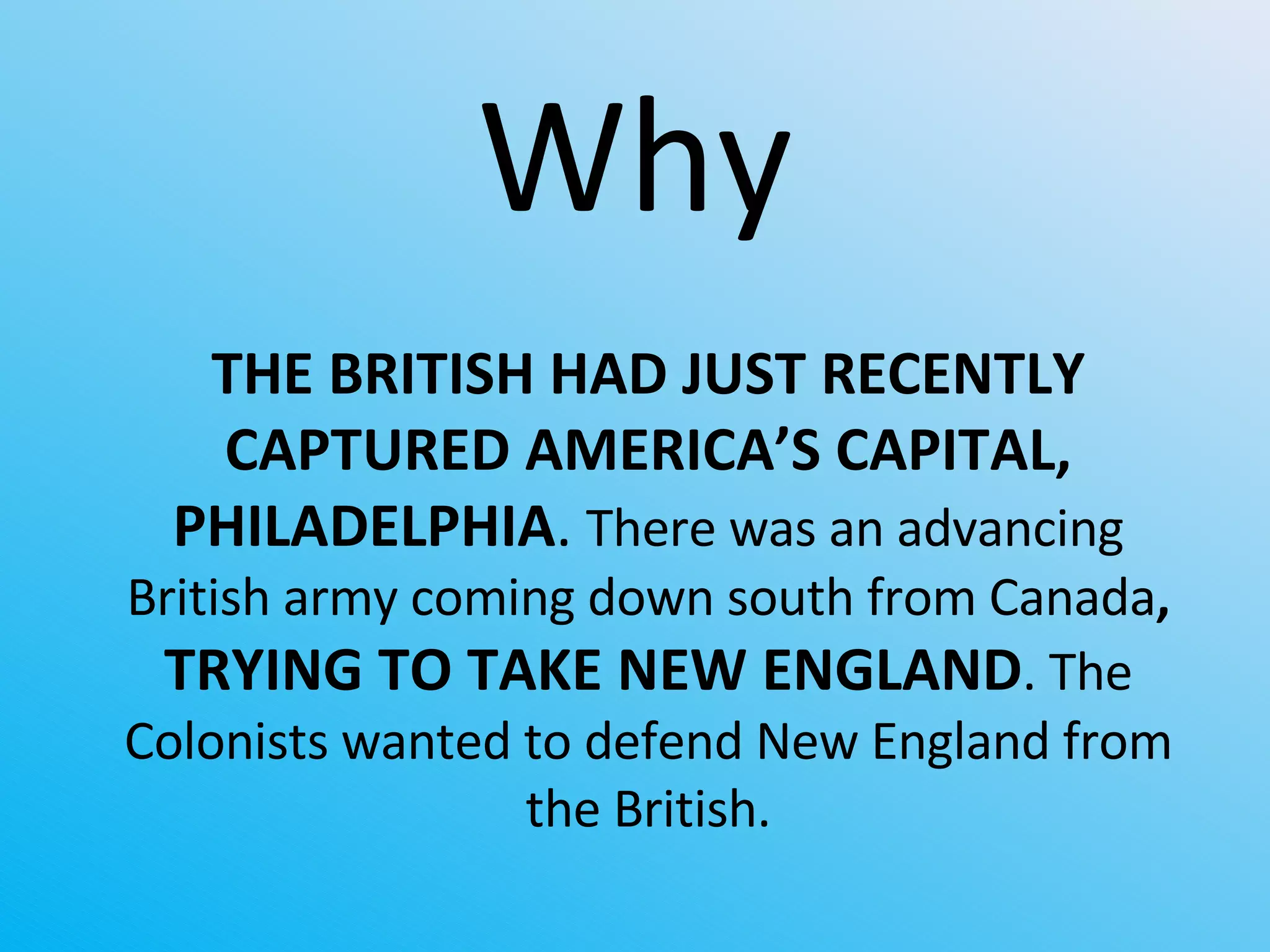 The Battle Of Saratoga.Ppt. | PPT