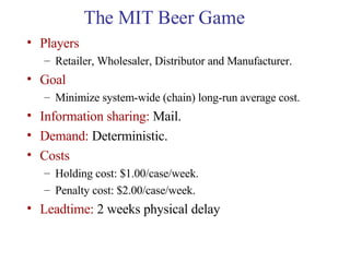 The Beer Game slides | PPT