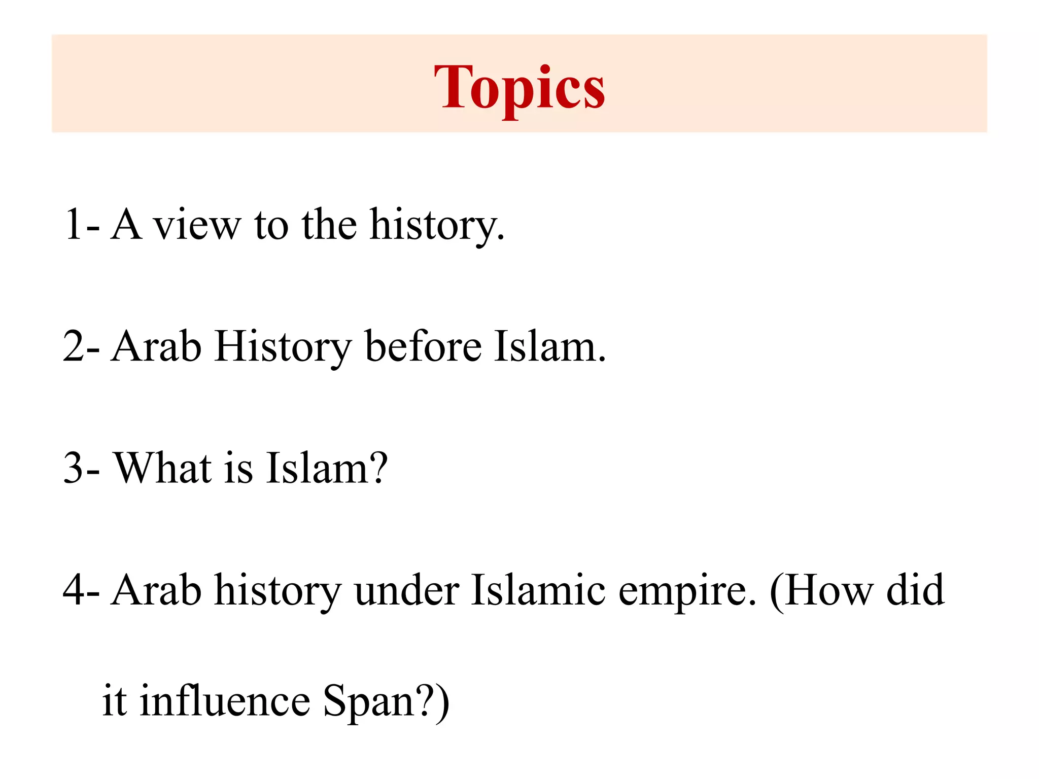The Bell Curve of Arabic Civilization. Arabic influence on Spanish. | PPTX