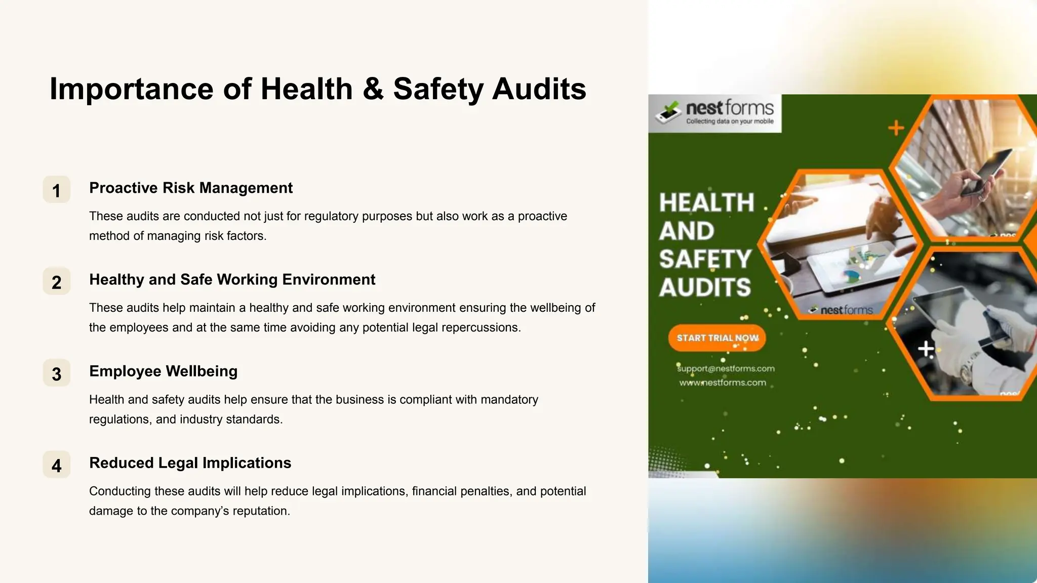 The Benefits of Conducting a Health & Safety Audit | PPTX